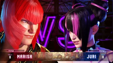 Street Fighter Marisa Vs Juri Youtube