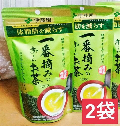 【新品未使用】伊藤園 体脂肪を減らす 一番摘みのおーいお茶 1200 2袋 メルカリ