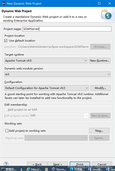 在eclipse中创建和部署web Service在eclipse中创建webservice 在webservice中创建输出用于输出hello W Csdn博客