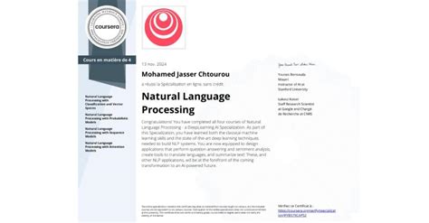 Mohamed Jasser Chtourou On Linkedin Completion Certificate For Natural