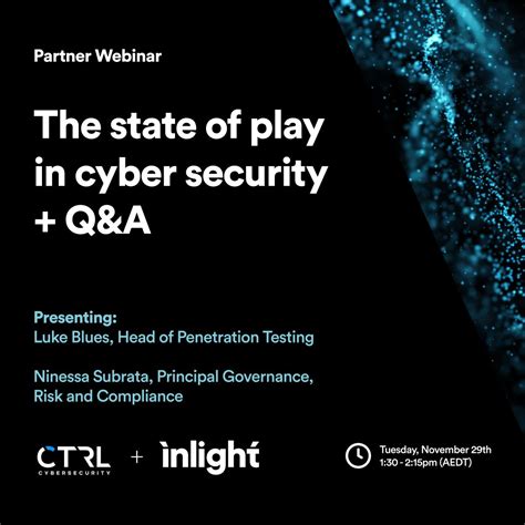 Tom Webster On Linkedin Welcome You Are Invited To Join A Webinar The State Of Play In Cyber…