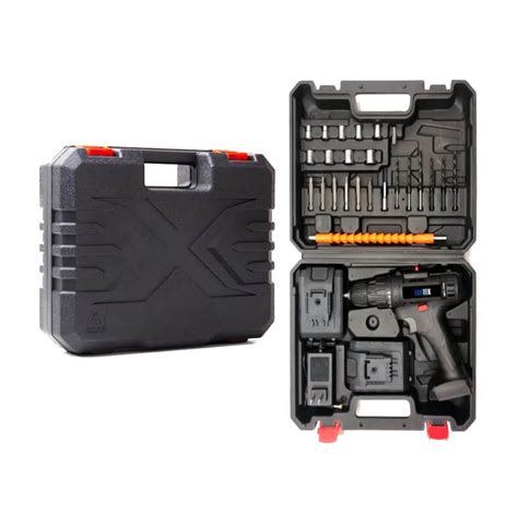 Furadeira Parafusadeira 21v 2 Baterias Maleta Para Transporte