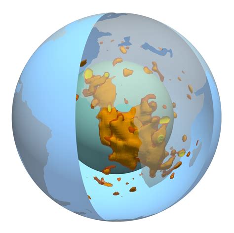 geologists have closely analyzed two bizarre blobs detected deep
