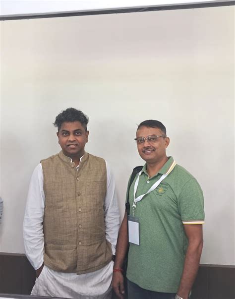 One On One With Professor Doctor Sudarshan Iyengar Program Head Minor In Ai And My Friend