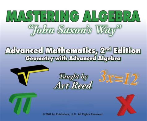 Mastering Algebra Advanced Mathematics Geometry With Advanced