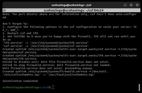 how to install csf firewall on linux