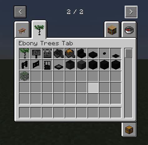 Ebony Trees Minecraft Mods Curseforge