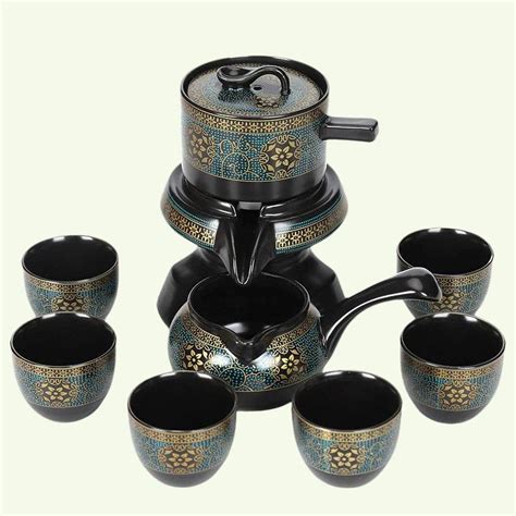 Lazy Semi Automatic Tea Set Household Whole Set My Incense Waterfall