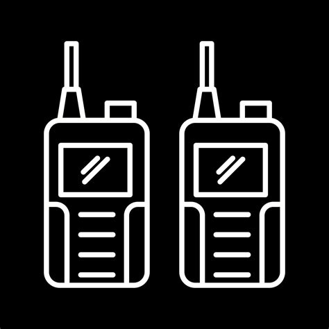 Walkie Talkie Vector Icon 16221347 Vector Art At Vecteezy