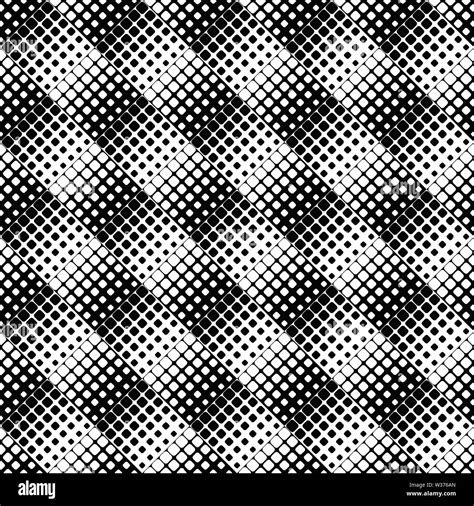 Monochrome Geometrical Seamless Diagonal Square Pattern Background Design Abstract Vector
