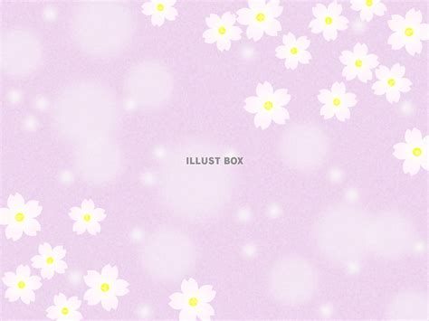 無料イラスト 桜の花模様の壁紙、パステルカラーの背景素材イラスト