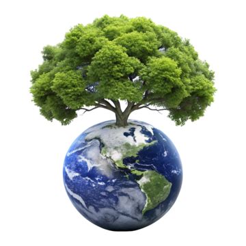 Tree Cherishing Earth PNG Transparent Images Free Download Vector
