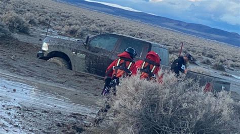 Off Road Motorist Rescued From Vehicle Stuck In Mud In Silver Springs