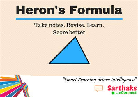 Herons Formula Notes Examples For Class 9 Revise Learn