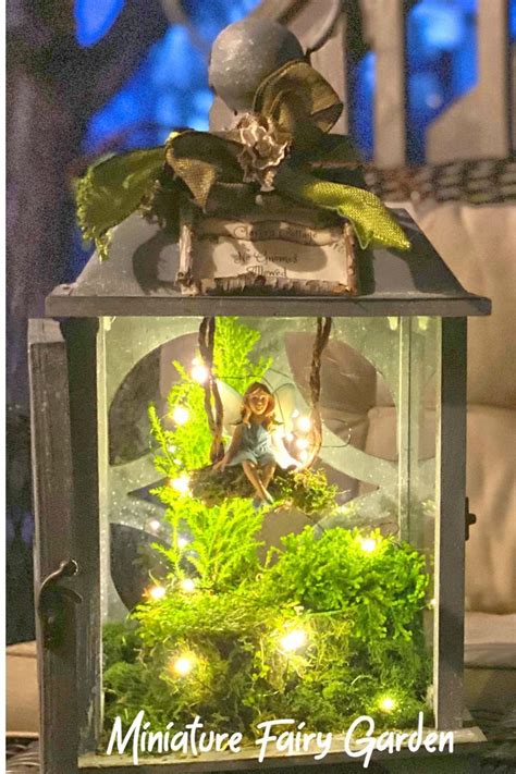 Diy Fairy Patio Lantern Miniature Fairy Garden Artofit