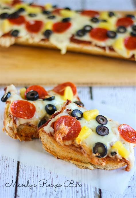 French Bread Pizza Mandy S Recipe Box