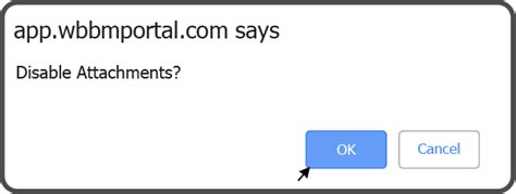 Enable Disable Attachments