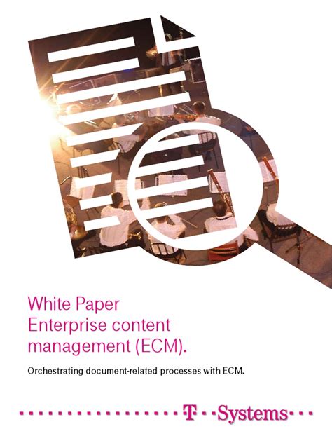 White Paper Enterprise Content Management Pdf Business Process Management Metadata