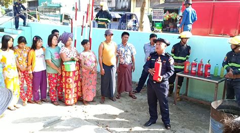 ကန်ကြီးထောင့်မြို့နယ်၊ မြို့မဈေးသစ်တွင် မီးဘေးအန္တရာယ် ကြုံတွေ့လာပါက