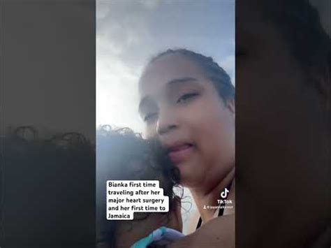 Biankas World After Her Major Heart Surgery She Travel For The First Time To Jamaica
