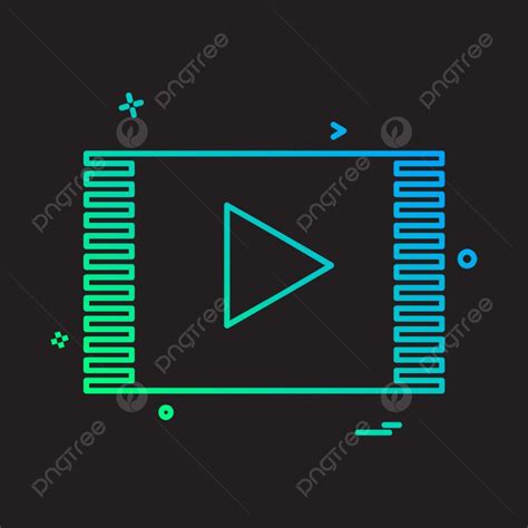 비디오 아이콘 디자인 벡터 영화 영상 웹 사이트 Png 일러스트 및 벡터 에 대한 무료 다운로드 Pngtree
