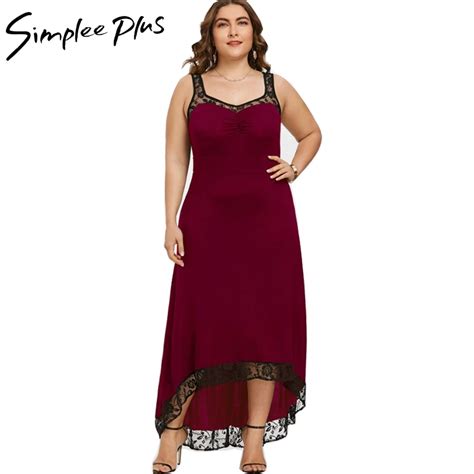 Aliexpress Buy Simplee Plus Women Summer Long Dress Plus Size