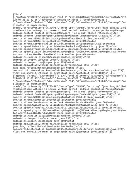 Speed Errorreport Pdf Java Programming Language Computer Science