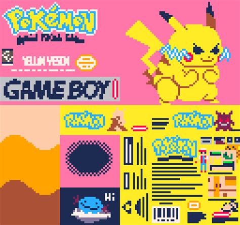 Pokemon Yellow Box Picocad By Tomdoy