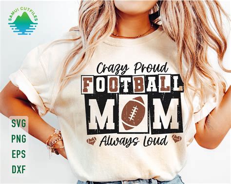 Loud Proud Football Mom Svg Football Mom Svg Football Mama Svg