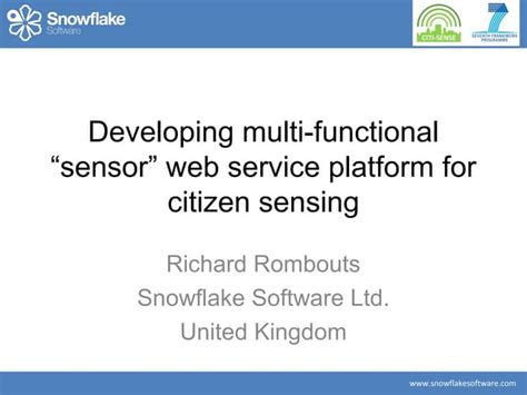 developing multi functional “sensor” web service platform for citizen