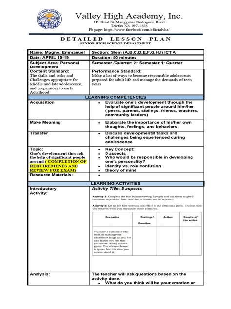 Perdev Week 5 Pdf Adolescence Theory Of Mind