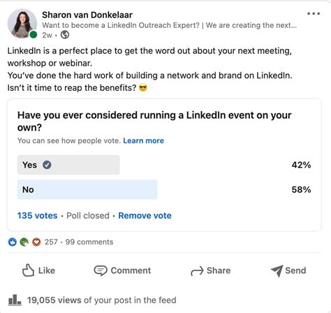 Linkedin Poll Example 3 — Postimages