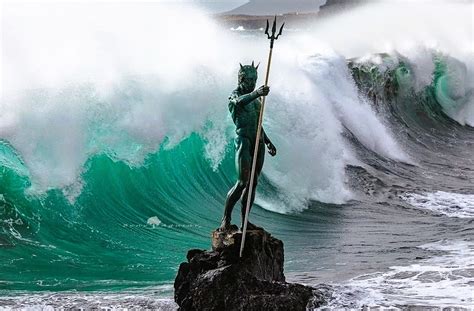 Myphotopics Άγαλμα του Ποσειδώνα Κανάρια Νησιά Ισπανία