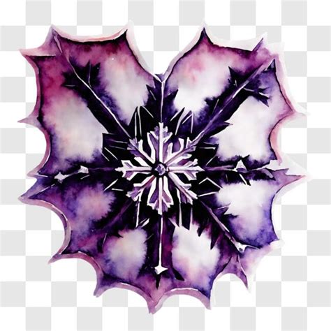 Download Vibrant Snowflake Design On A Background Png Online Creative