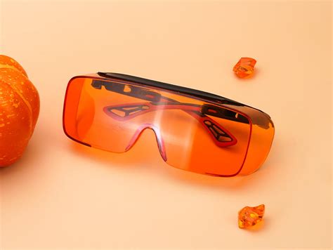 Anne Square Orange Glasses For Men And Women Lensmart