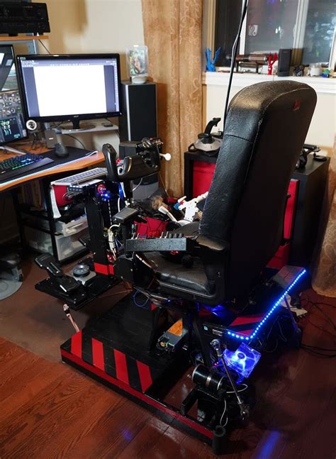 Home Built Motion Vr Cockpit A Whole New Immersion Level For Msfs On A Budget Video