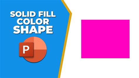 How To Add Solid Fill Color To Shape In PowerPoint YouTube