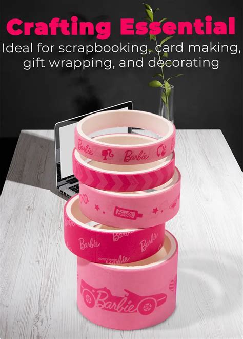 Barbie Collection 5 Roll Adhesive Tape Set Pdq Sophies Online Shopping