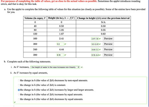 Solved For Purposes Of Completing The Table Of Values Get Chegg Com