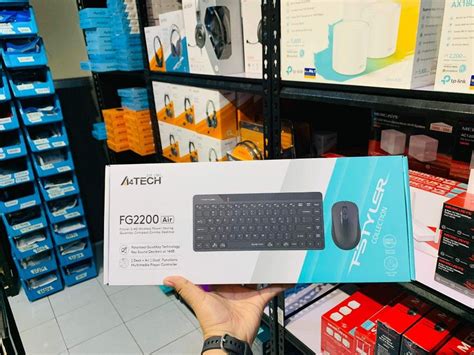 A4tech Fg2200 Air Fstyler 2 4g Wireless Quietkey Silent Compact