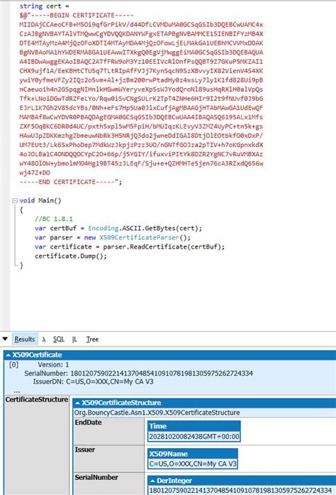 X509 Certificates That Could Be Read In 181 Can No Longer Be Read By 183 · Issue 158