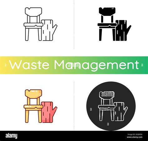 Wood Waste Icon Stock Vector Image And Art Alamy