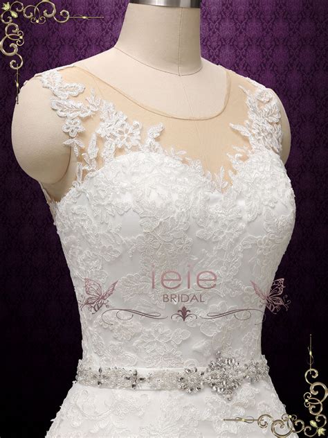 Convertible Lace Wedding Dress With Detachable Skirt Annise Ieie Bridal