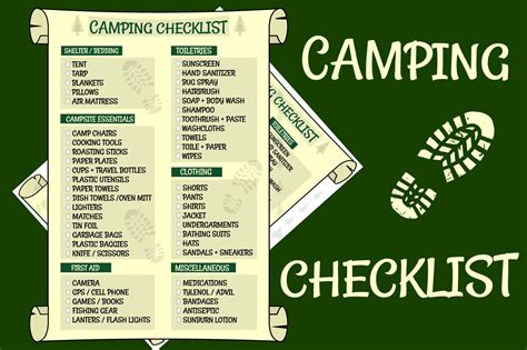 Printable Camping Checklist Wholesale Deals Clc Cet Edu
