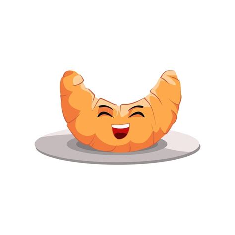 귀여운 크로아산 캐릭터 디자인 일러스트 프리미엄 벡터