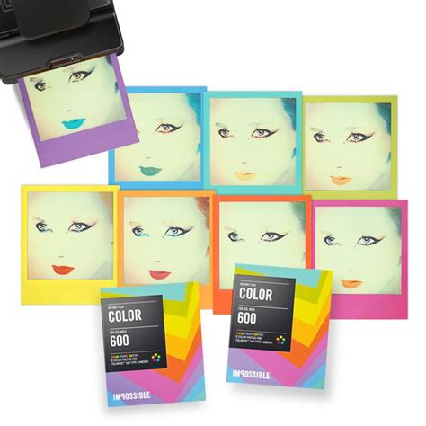 Color Polaroid 600 Film With Colored Frames - Design Milk | Color film ...