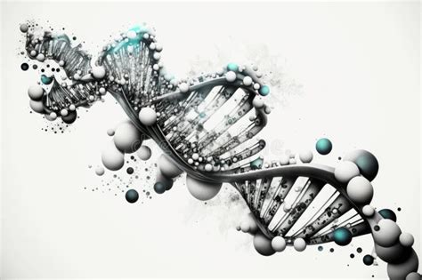 Dna Double Helix Genetic Material Gene Sequencing Abstract Design