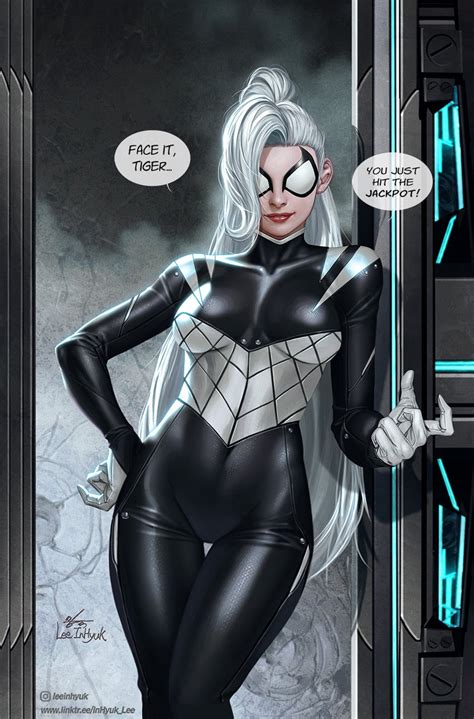 Felicia Hardy And Night Spider Marvel And 3 More Drawn By In Hyuklee