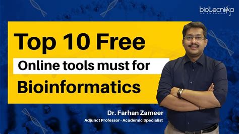 Top 10 Free Bioinformatics Online Tools You Must Know Youtube