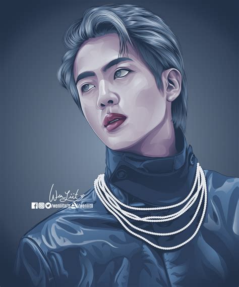 Artstation Bts Fanart Kim Seokjin